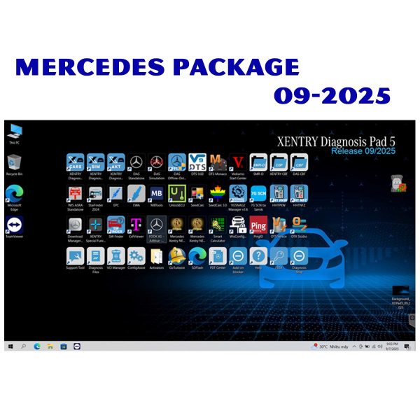 Mercedes-Benz Diagnostic Software All-In-One Package – Remote ...