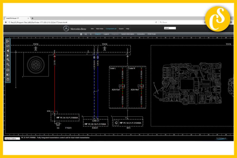 Mercedes StarFinder W177 W205 W213 W222 Full Diagram Wiring - CarSoftz