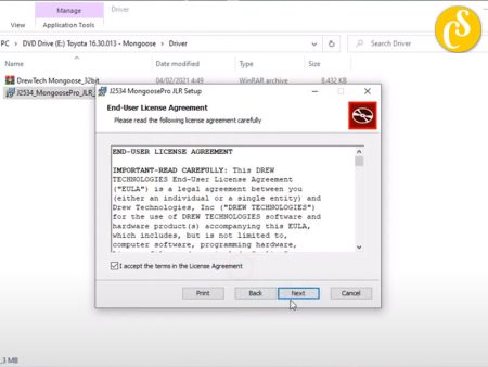 How To Install Mongoose Pro MFC Cable For Toyota Techstream V18 ...