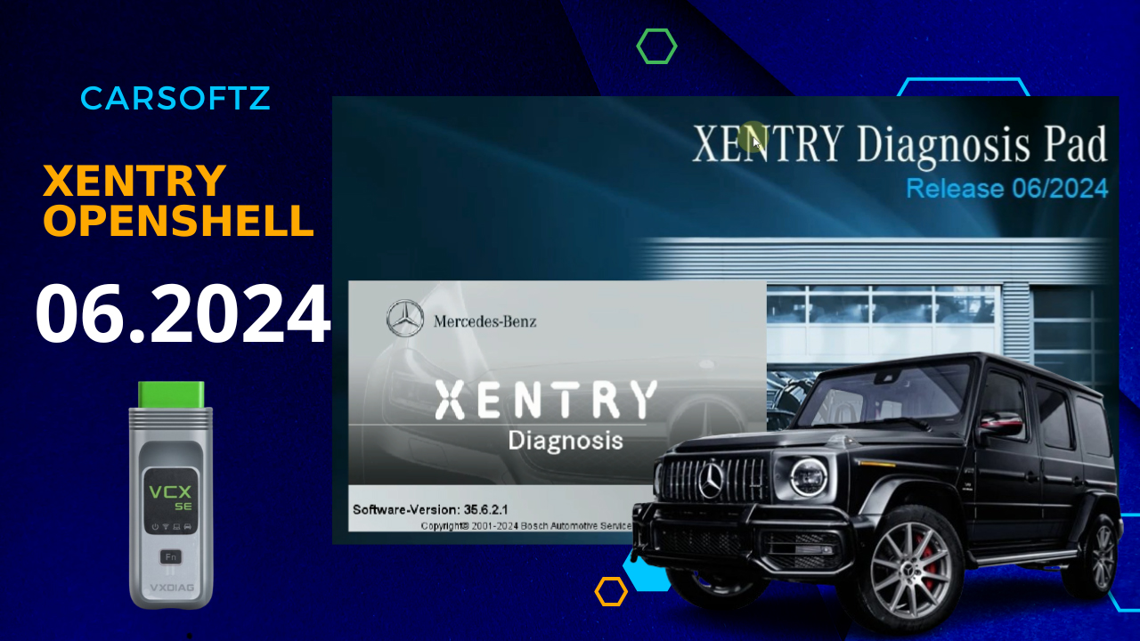 Xentry OpenShell Mercedes XDOS 06.2025 - CarSoftz