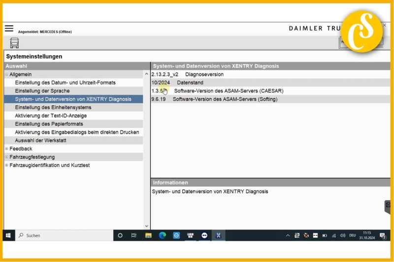 Xentry Daimler Truck Diagnostic 10.2024 for SDConnect - CarSoftz