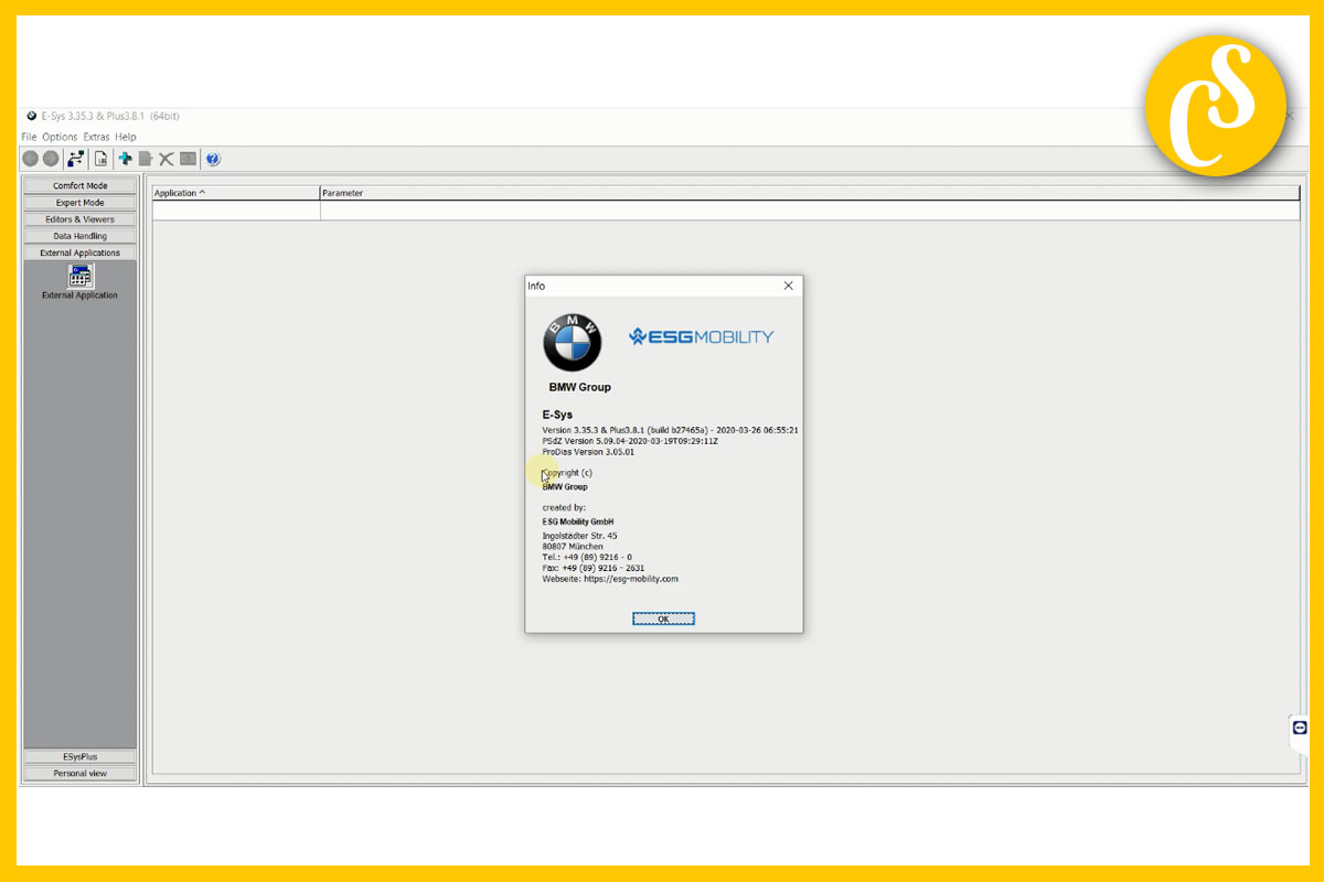 BMW ESYS Plus 3.8.1 - CarSoftz