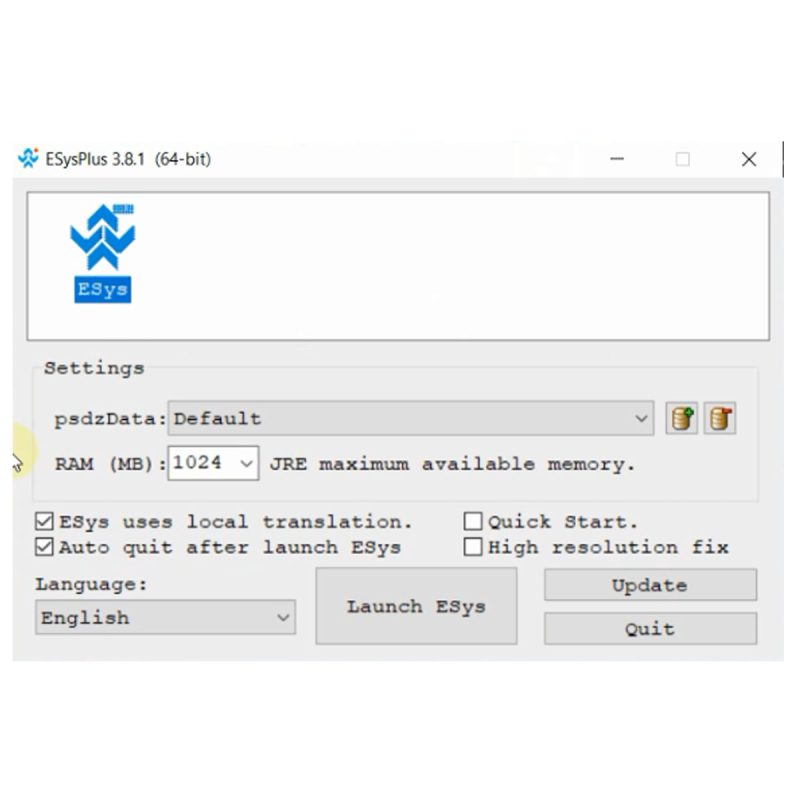 BMW ESYS Plus 3.8.1 – F-Series FDL Coding Software - CarSoftz